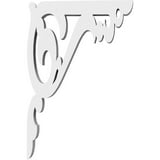 5/8"W X 4"D X 6"H Amber Architectural Grade PVC Bracket - Walmart.com
