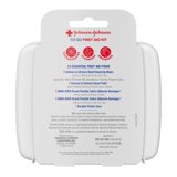 Johnson & Johnson Mini First Aid Kit, Portable Travel Emergency Set, 12 ...