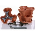Nancy Janes 12 in. Self Watering Stacking Planters Set of 3 - Walmart.com