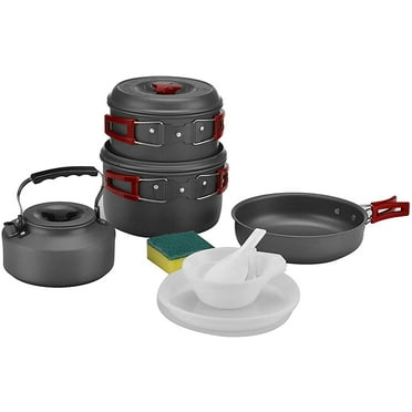 Coleman 6 Pieces Steel Camping Mess Kits - Walmart.com