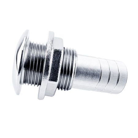 juguse Straight Thru-Hull Valve Fitting Polished Portable Water Outlet ...