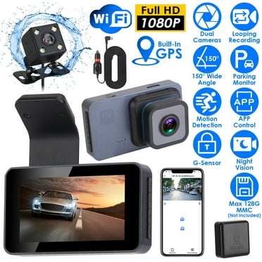 "Nextbase 222X Dual Dash Cam Front & Rear, 1080p HD, 2.5"" IPS Screen ...