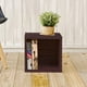 Way Basics Eco Stackable Storage Cube and Cubby Organizer, Espresso ...