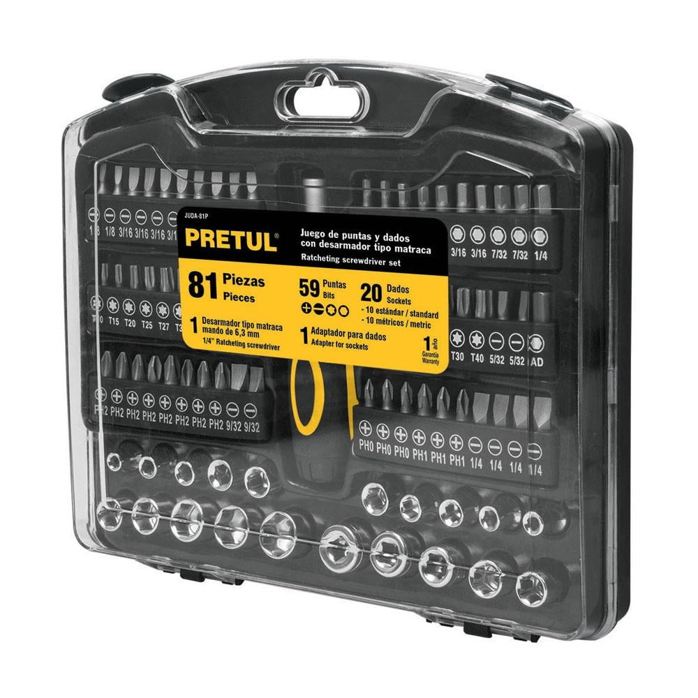 Juego de Herramientas Pretul 81 Pzas | Walmart en línea
