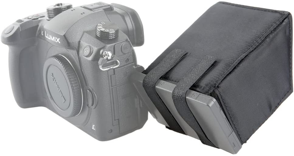 NICEYRIG Camera Sun Shade for Panasonic Lumix G85/GH5/GH5s/GH4/GX8/G7 ...