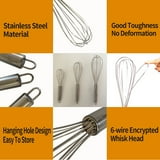 "3PCS Durable Stainless Steel Whisk Set 8""+10""+12"" - Multi ...
