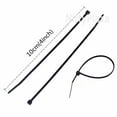 NiftyPlaza 4 Inch Cable Ties 1000 Pack UV Weather Resistant 18 LBs Zip ...