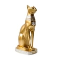 Art Black Cat Garden Statue Cat Figurine Creative Egyptian Bastet ...