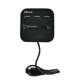PNY USB 2.0 Memory Card Reader for SD/MMC/M2 Cards - Walmart.com
