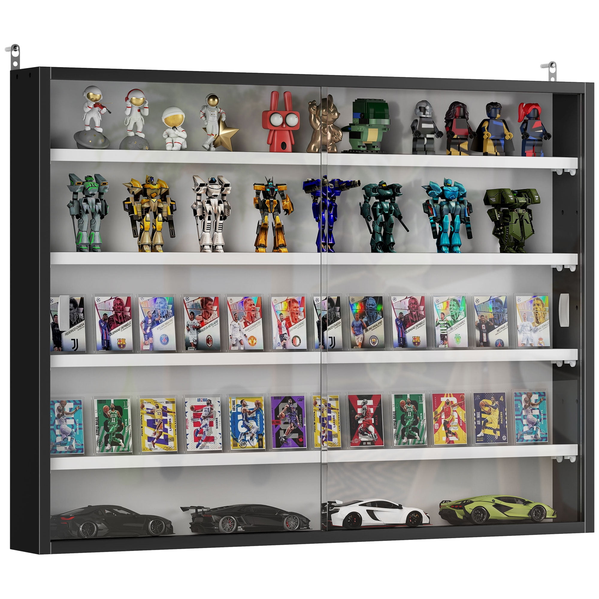 Click here for Homcom 5-Storey Wall Shelf Display Cabinet  Shot G... prices