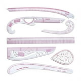 Metric Rulers Set Sew French Curve Ruler Set DIY Clothing Bendable ...