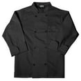 Chef Code Men's 8 Pearl Button Chef Coat, Black, 3XL - Walmart.com