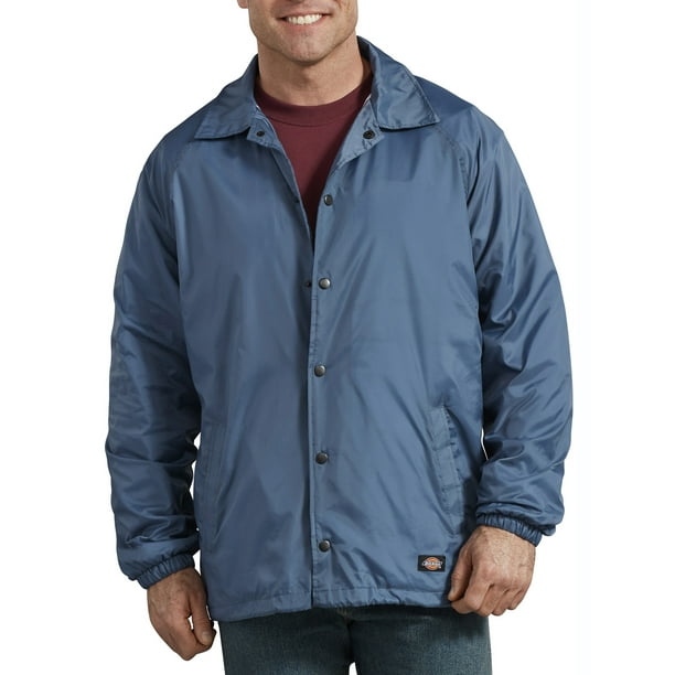 Dickies Mens and Big Mens Snap Front Nylon Jacket - Walmart.com