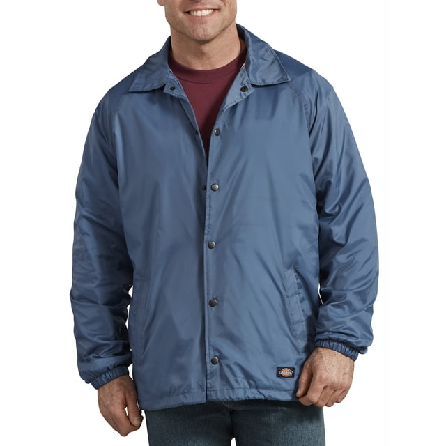 Dickies Mens and Big Mens Snap Front Nylon Jacket - Walmart.com