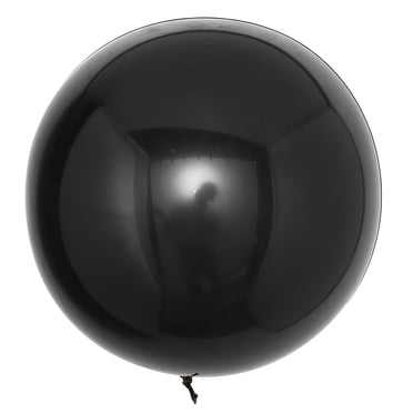 Latex Round Giant Balloons, 36 in, Phantom Black, 6ct - Walmart.com