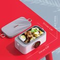 Electric Lunch Box 16000mAh USB Rechargeable Bento Box Wireless Heating ...