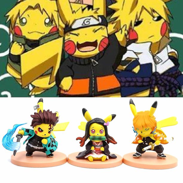 Agatsuma Zenitsu Coat Model Anime Demon Slayer Action Kamado Nezuko ...