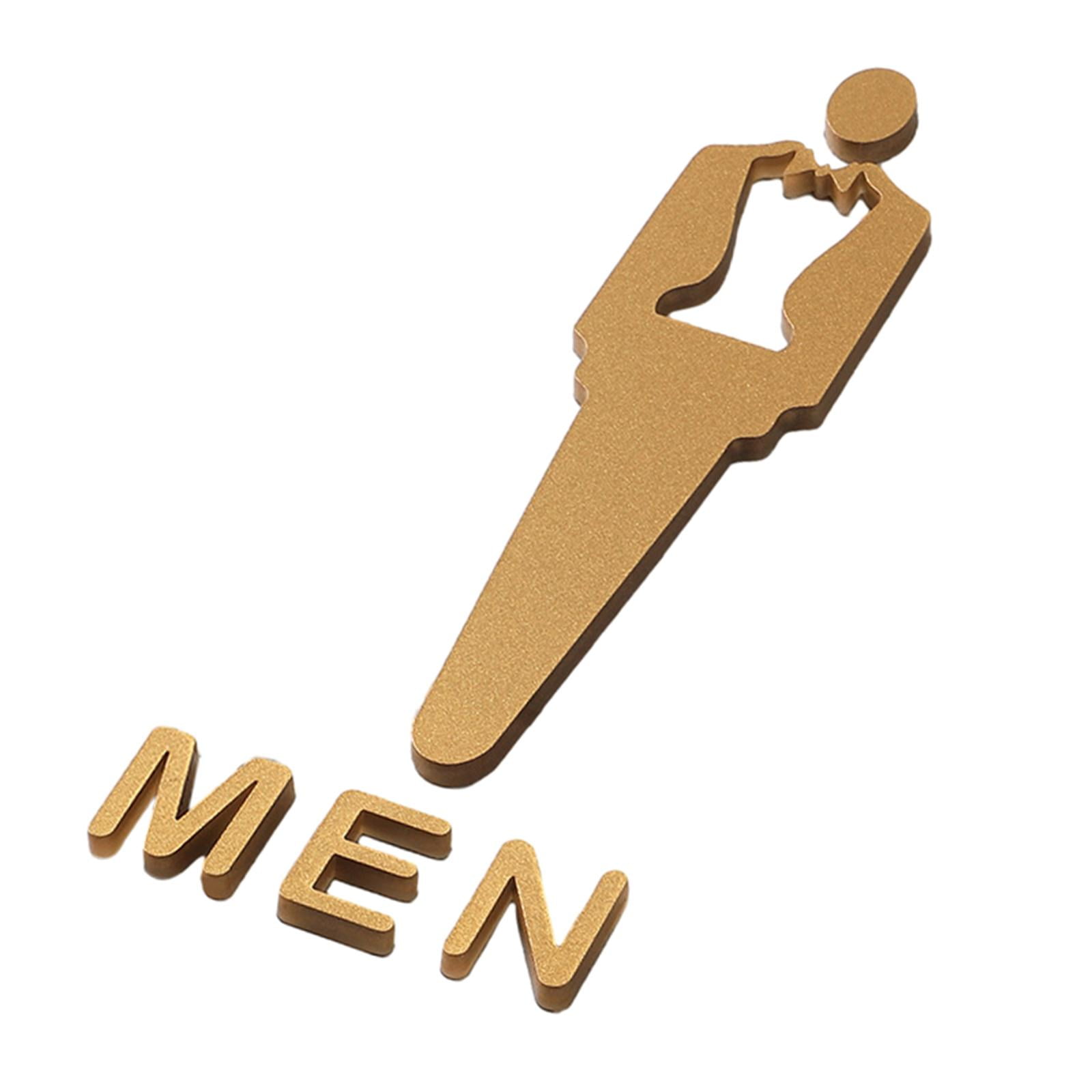 Letrero de ño, letrero de ño, señalización para hombres y mujeres ...