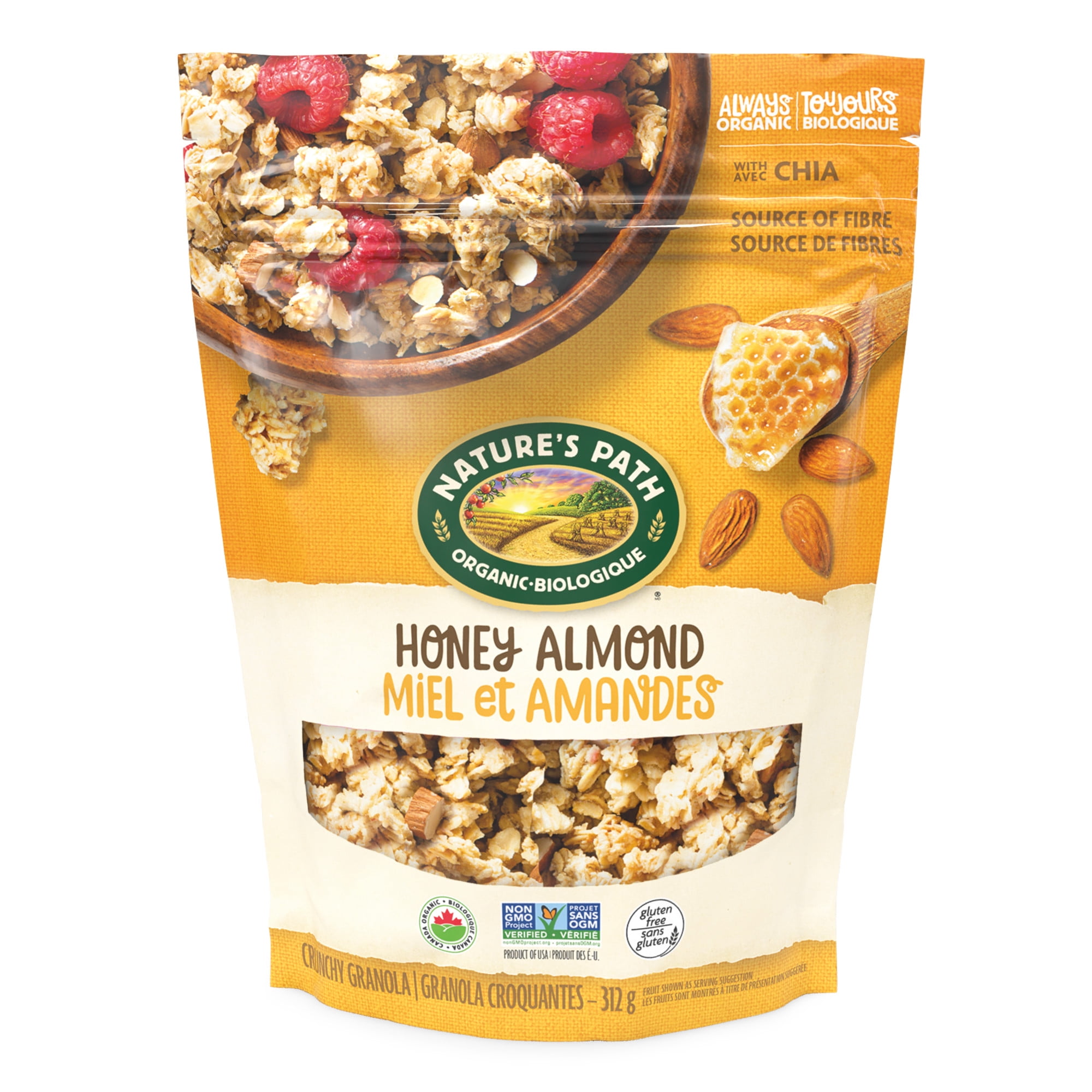 Click here for Natures Path Honey Almond Granola 312g prices