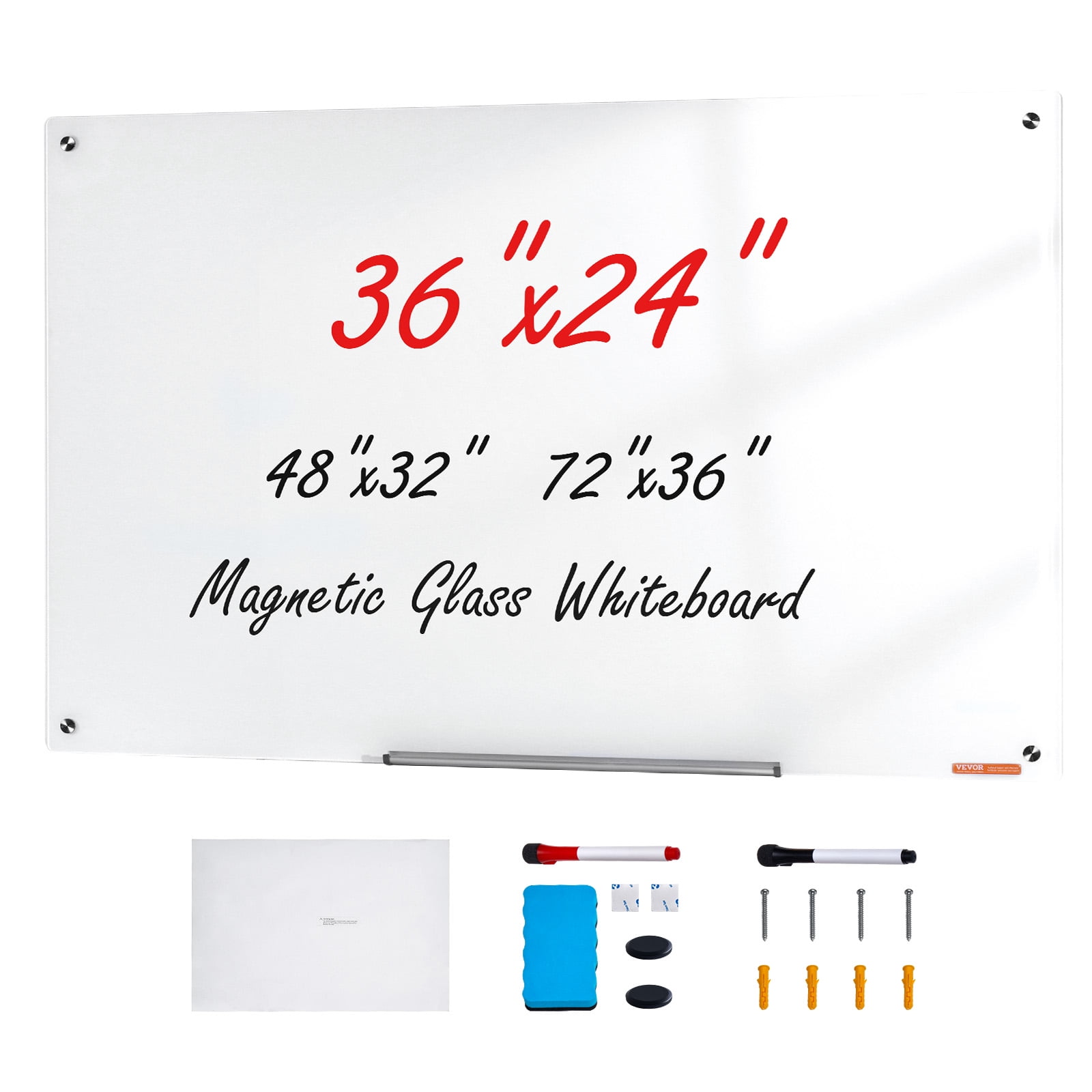 Click here for Vevor Magnetic Glass Whiteboard  Dry Erase Board 3... prices