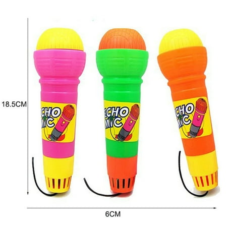 Plastic Magic Mic Novelty Echo Microphone Pretend Play Toy Gift for ...