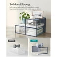 SONGMICS Stackable Shoe Boxes - Pack of 12 Clear Plastic Shoe Storage ...