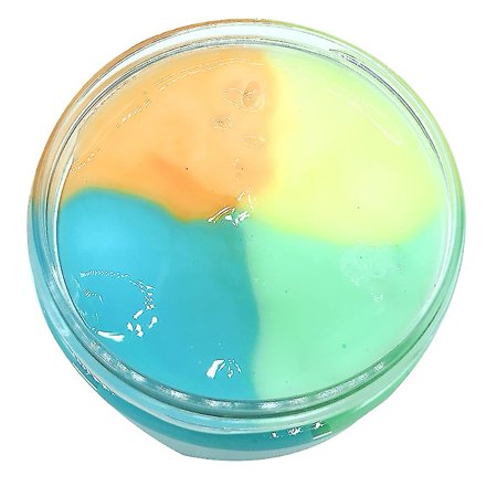 HEFEI，Blue Diy Color Mixing Slime Squishy Stress Relief Kids Toy ...