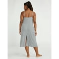 Joyspun Women's Ribbed Knit Sleep Chemise, Sizes XS to 3X - Walmart.com