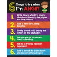 Anger Management Poster for Kids SEL Behavior Chart for Classroom or ...
