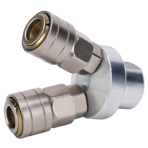 G1/4 Thread Quick Coupler, Convenient No Embedded Double Groove Quick ...