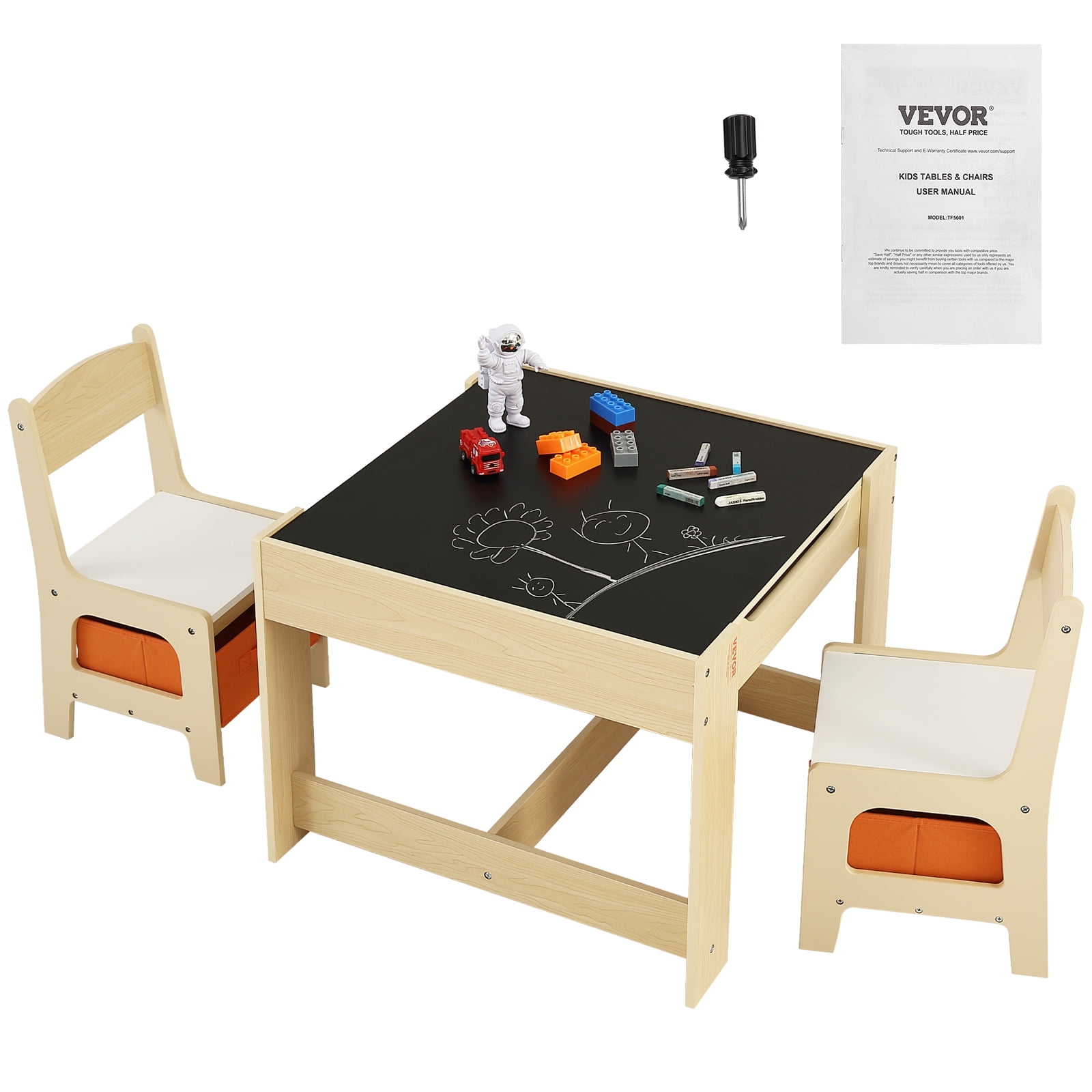 Click here for Vevor Kids Table And Chair Set  Wooden Activity Ta... prices