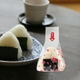ONAPARTER 50pcs Triangle Onigiri Wrappers Microwavable Rice Balls Bags ...