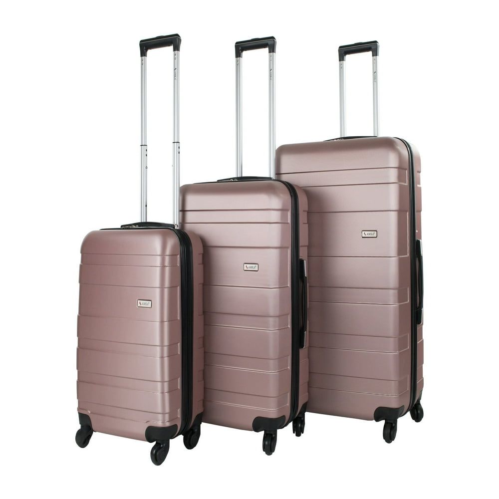 Amka - Verano 3 Piece Luggage Set - Walmart.com - Walmart.com