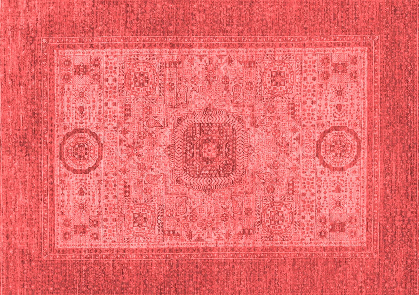 Ahgly Company Indoor Rectangle Abstract Red Modern Area Rugs, 5' x 7 ...