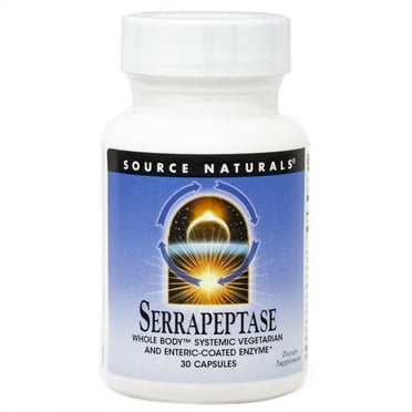 Pure Naturals Serrapeptase 40000 IU 90 Capsules - Walmart.com