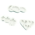 Creative Star Heart Clouds Designs Silicones Molds For Bakings Pastries ...