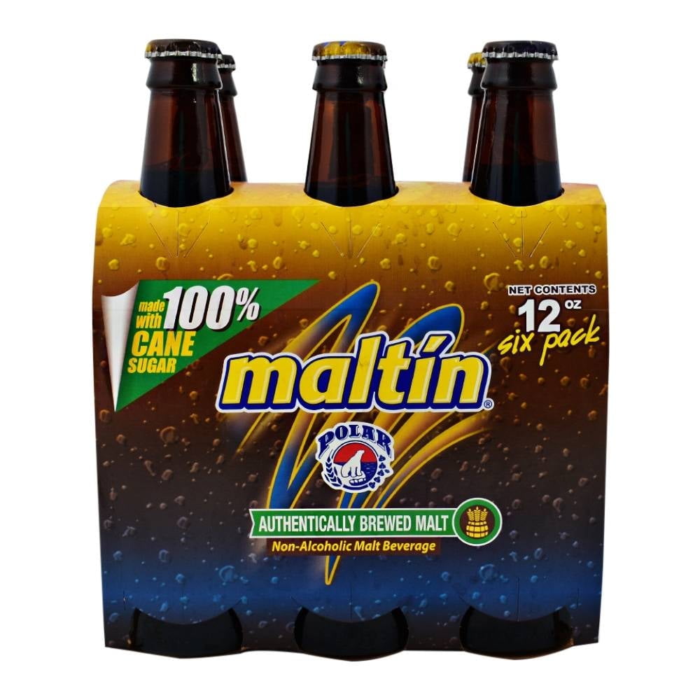 Bebida de malta Maltín Polar sin alcohol 6 botellas de 355 ml c/u ...