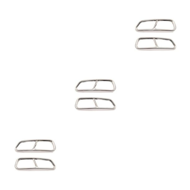 Maytalsory 2pcs Stainless Steel Sleek Appearance Car Exhaust Tailpipe ...