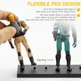 3.75" Action Figure Riser Stand Fit with 4 Tiers Display Shelf and Pegs ...