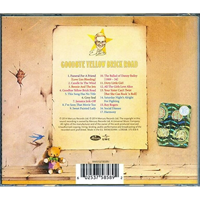 Goodbye Yellow Brick Road