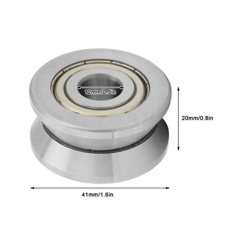 V Groove Bearing, Waterproof Metal V Groove Guide Bearing For Heavy ...