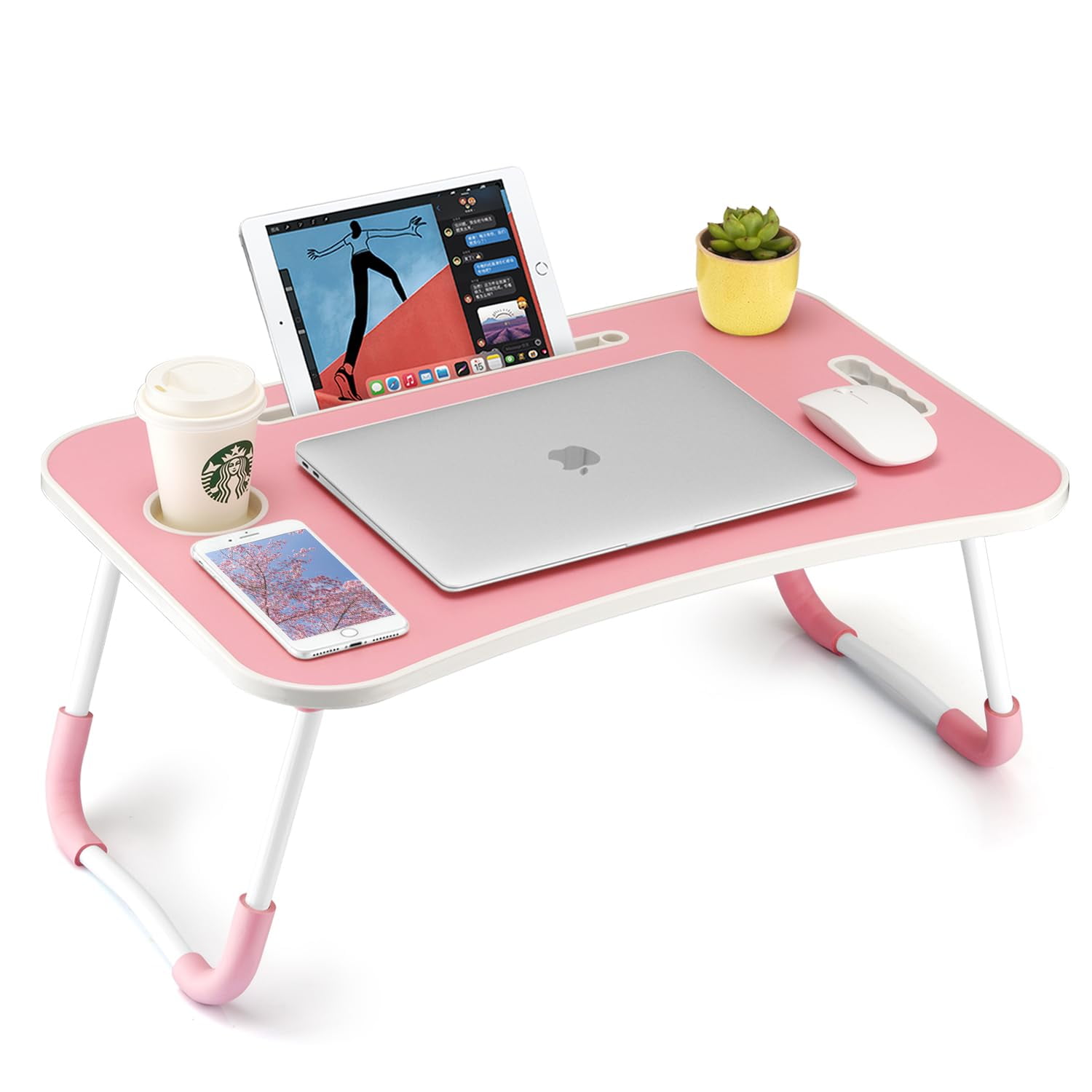 Click here for Fisyod Foldable Laptop Table  Portable Lap Desk Be... prices