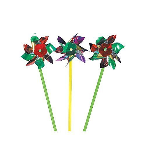 Metallic Pinwheels (6Dz) - Party Favors - 72 Pieces - Walmart.com