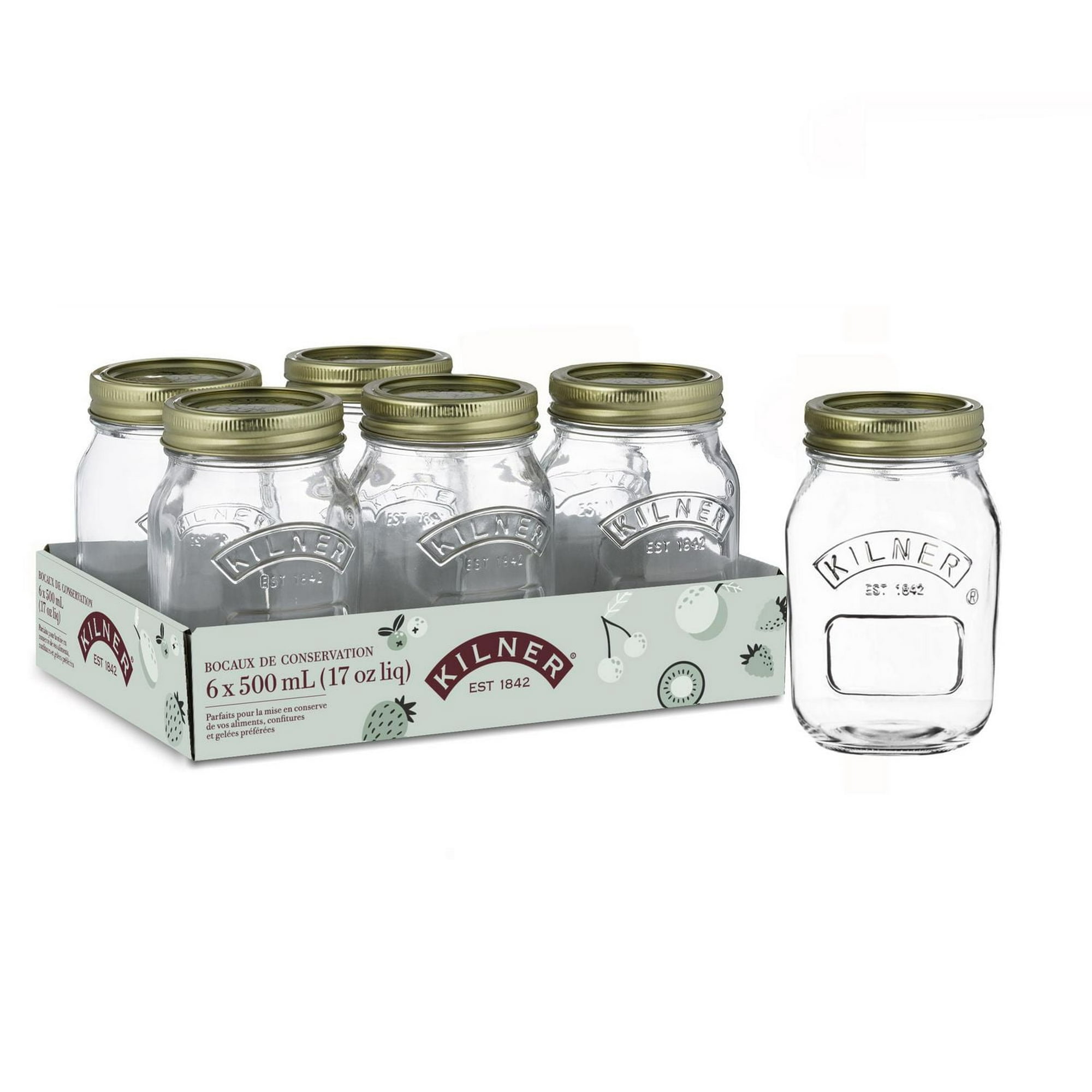 Click here for Kilner Regular Mouth Glass Mason Jars With Sealing... prices