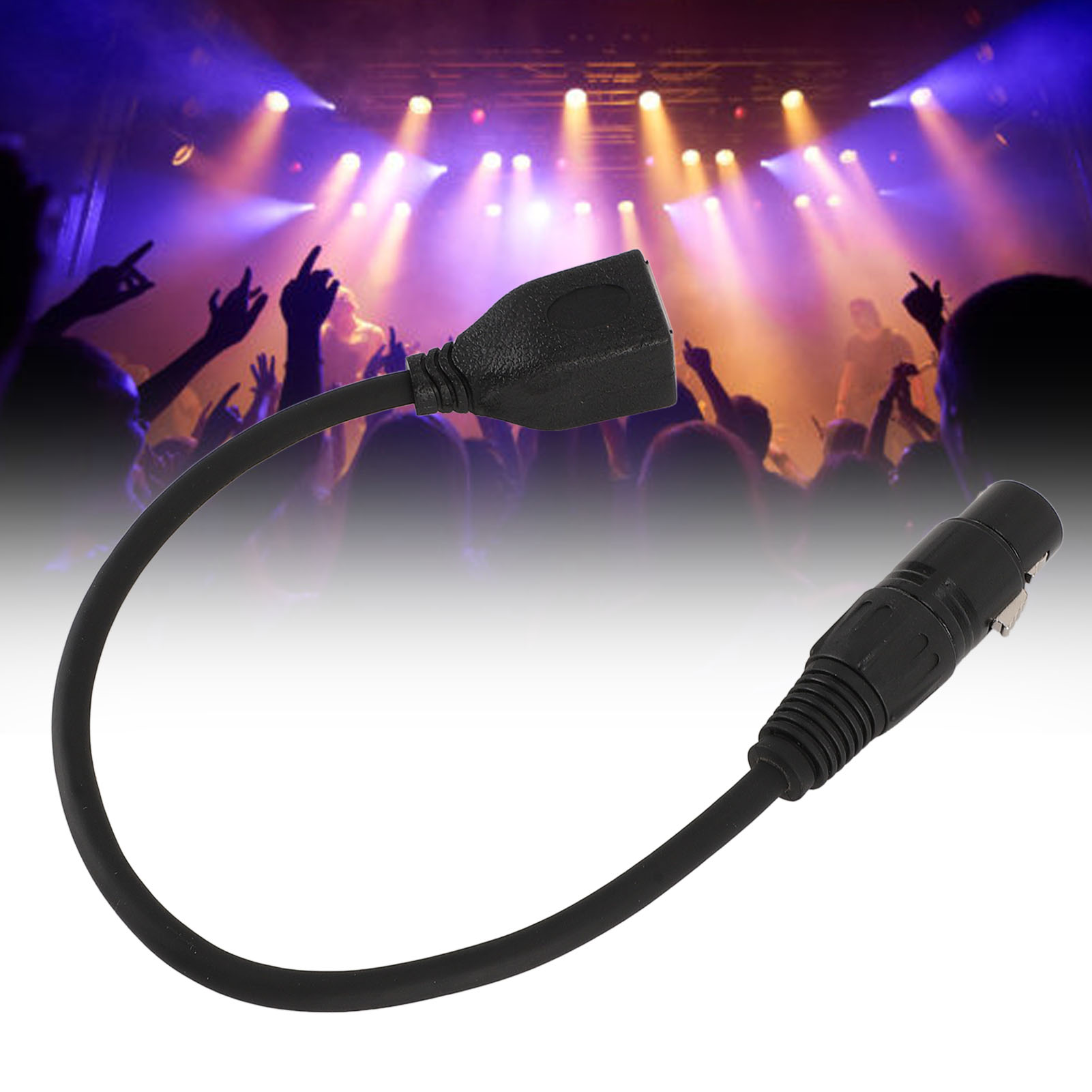 5 pin xlr un cable RJ45, Claridad de Señal Alta Hurbra A Hibra Cable DMX 22AWG OFC Para La Etapa ...