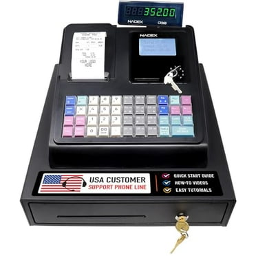 Sharp XE-A407 Business POS Machine, Thermal 99 Dept Cash Register ...