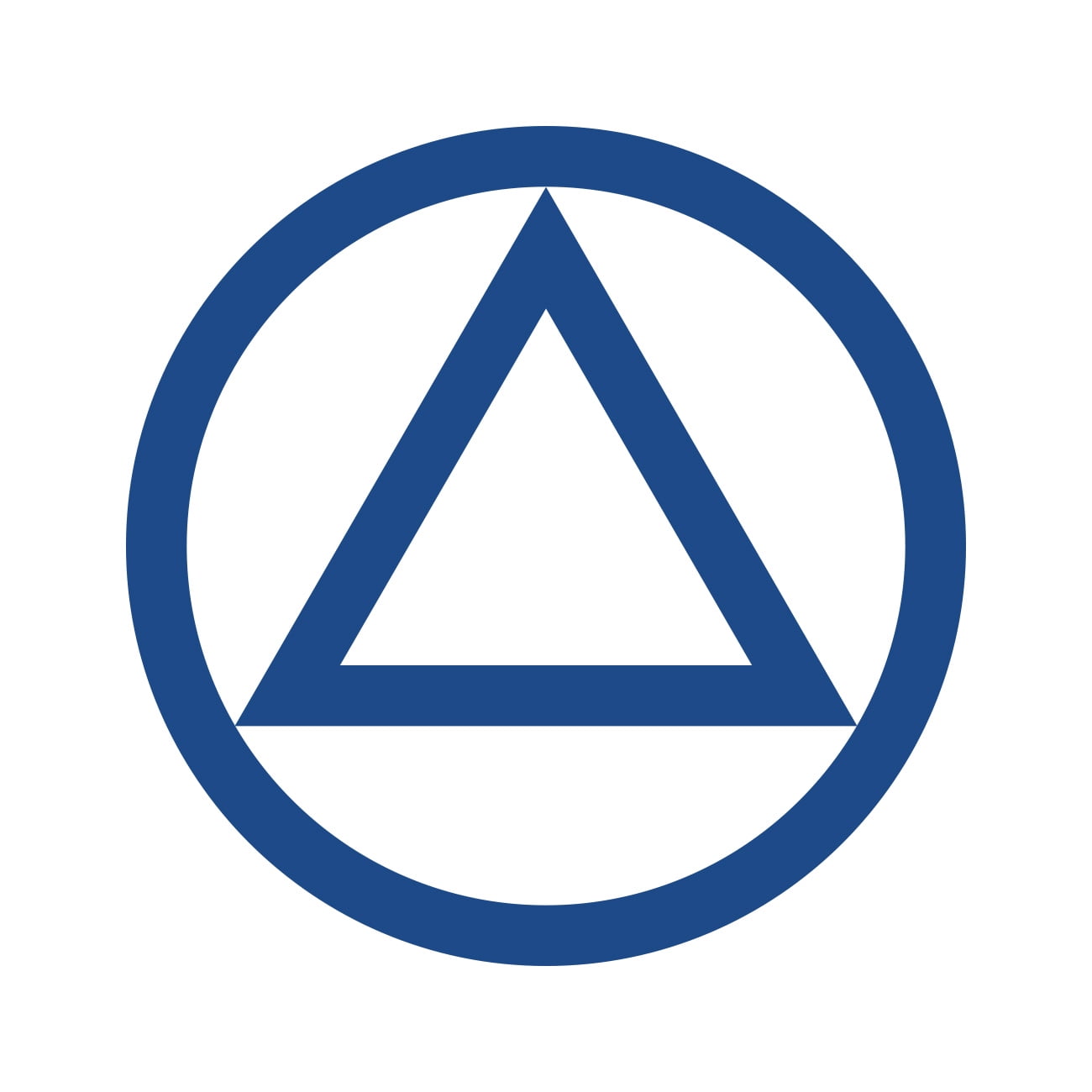 AA Alcoholics Anonymous Symbol Sticker Decal Die Cut - Self Adhesive ...