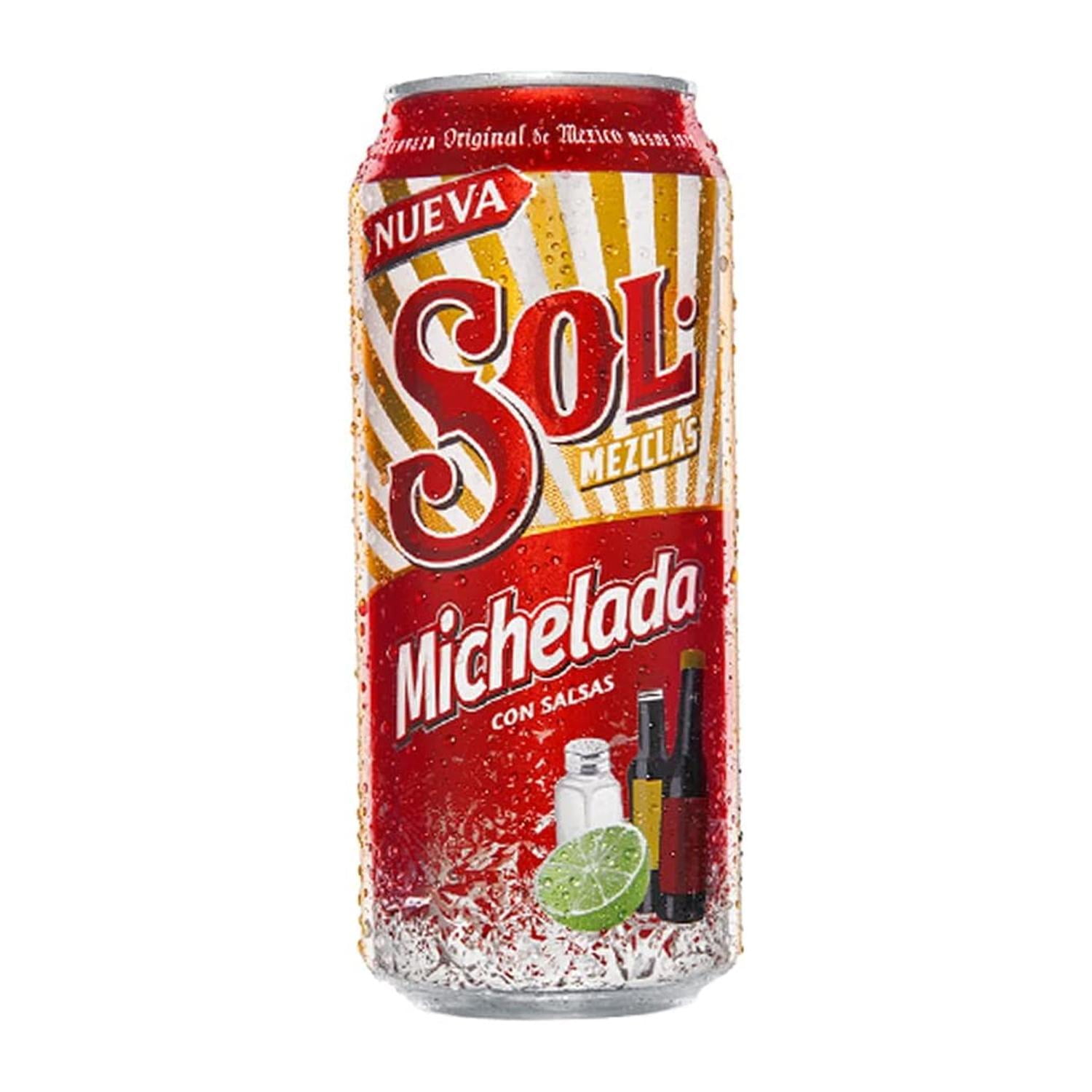 Pack de 24 Cerveza Sol Michelada Lata 473 ml Sol | Bodega Aurrera en línea