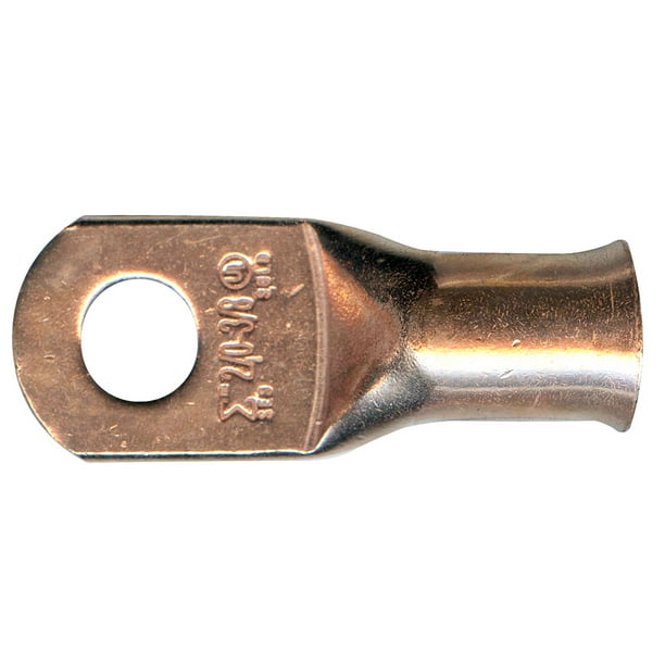 Copper Lug 2/0 AWG Gauge 3/8" Ring Wire Terminal Battery Cable End ...