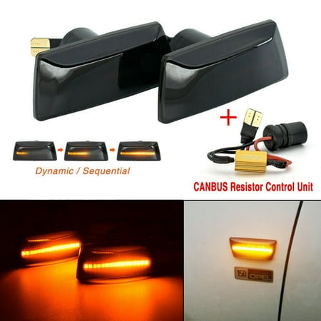 Dynamic LED Side Indicator Repeater Lamps For Holden Astra Zafira ...